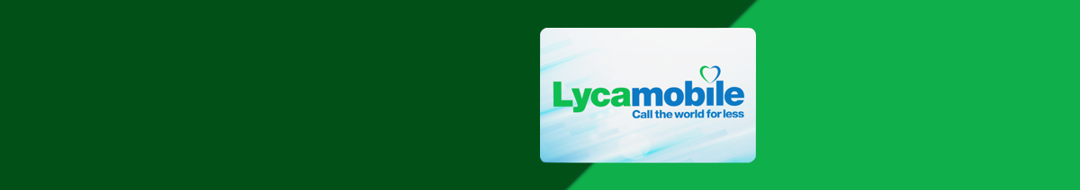 Lycamobile 50 € | Code prépayé envoyé par e-mail | Recharge.fr
